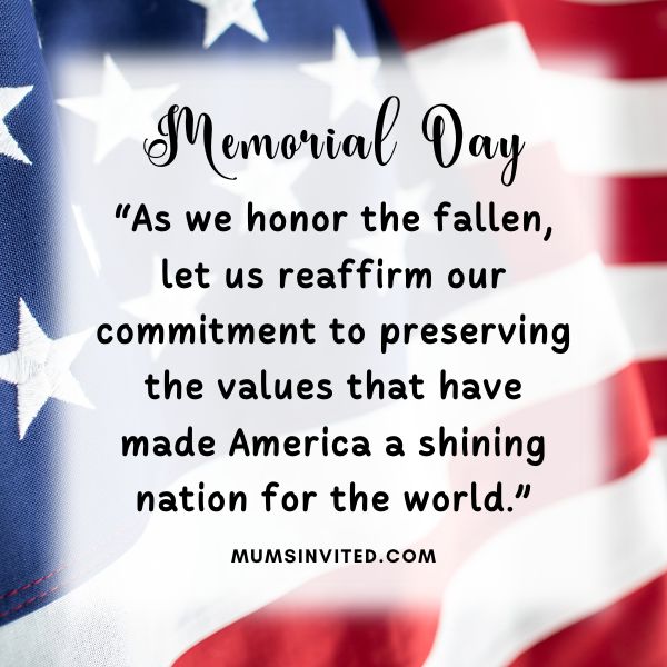 51 Memorial Day Quotes That Honor Our Fallen Heroes! - Mums Invited