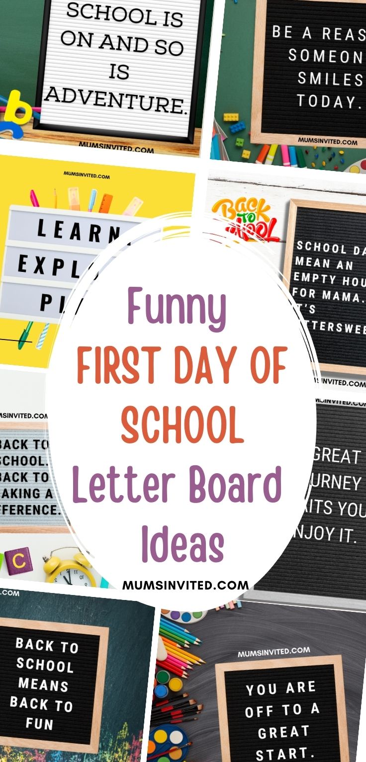 128 Funny & Cute Back To School Letter Board Quotes For Your First Day ...